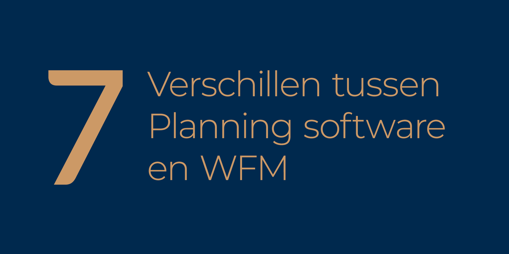 The 7 differences between scheduling software and WFM - MANUS WFM
